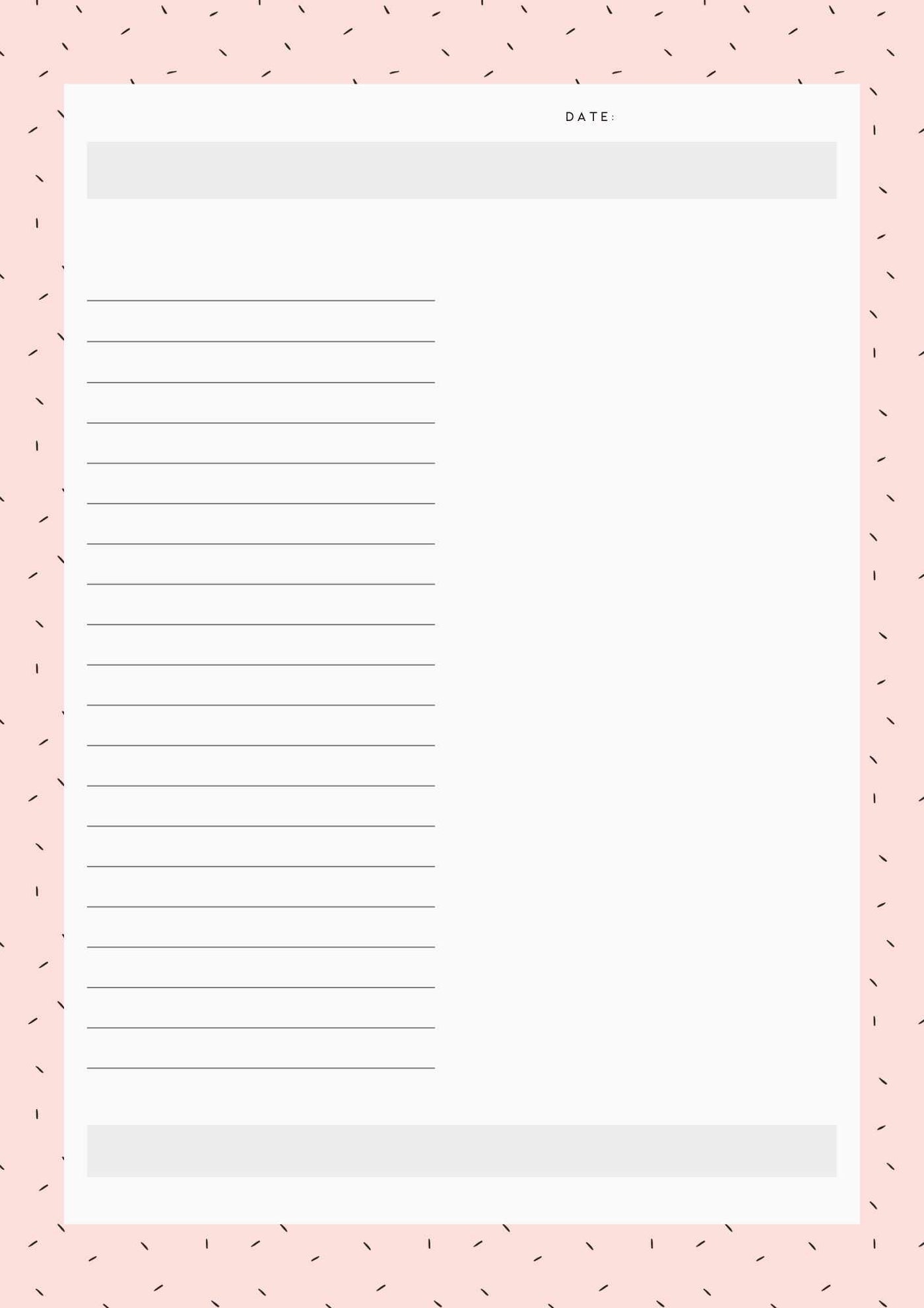 DIGITAL TEMPLATES: Study Notes Pack in 'Pretty in Pink'